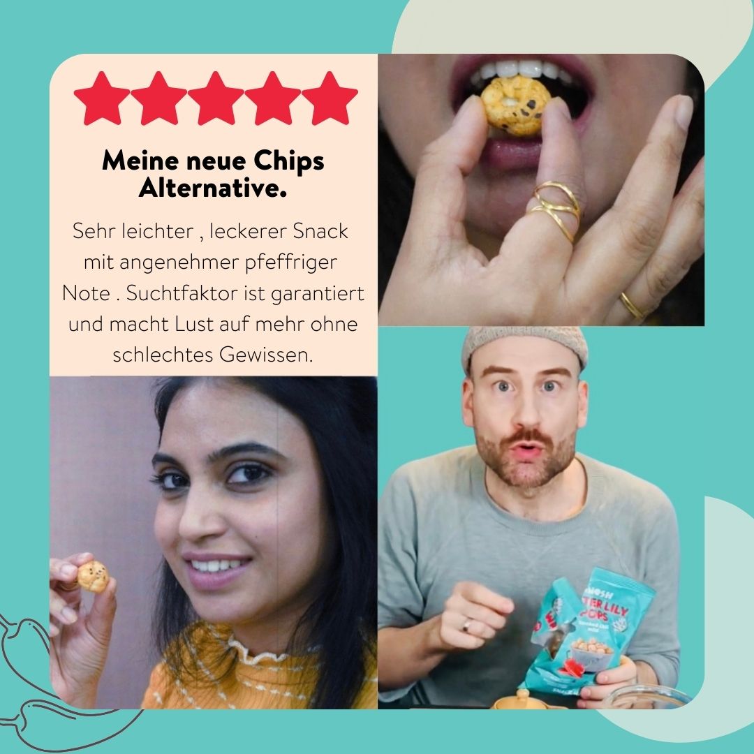 Water Lily Pops Smoked Chili 8er Box – Just Nosh