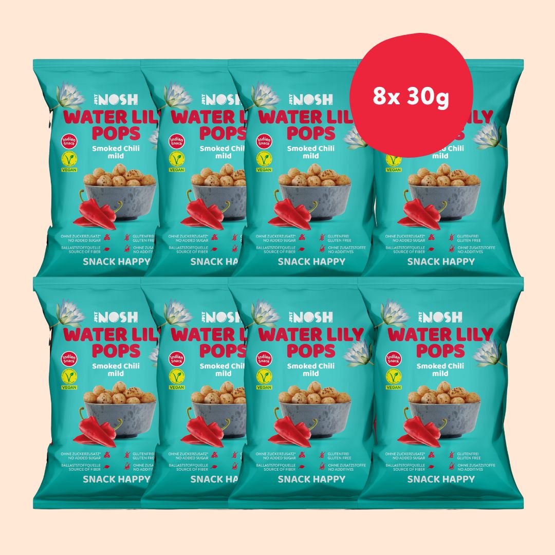 Water Lily Pops Smoked Chili 8er Box – Just Nosh